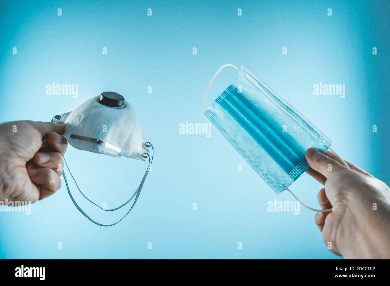 the main protection for the virus its the medical masc Stock Photo - Alamy