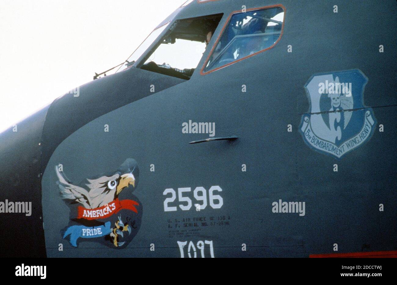 KC-135 America's Pride Nose Art Stock Photo - Alamy