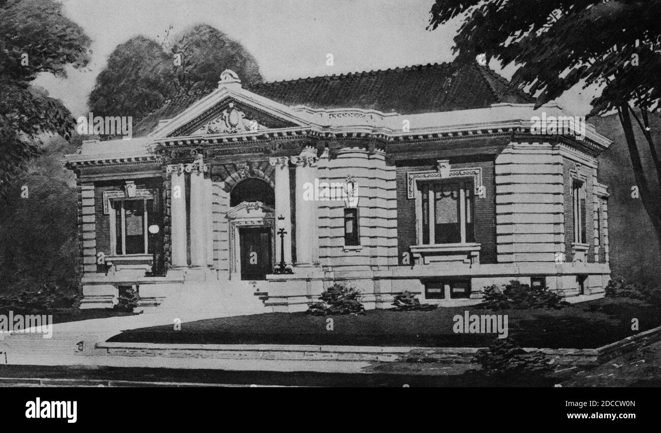 Kendall Young Public Library Stock Photo - Alamy