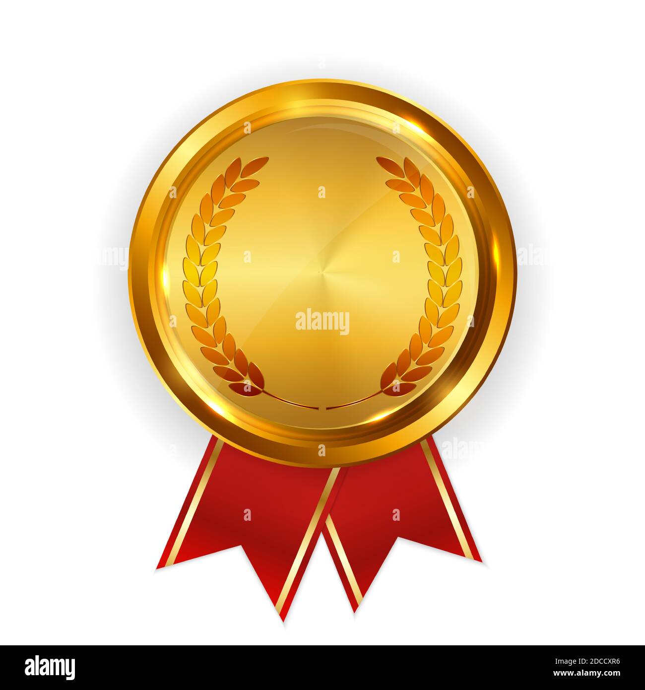 Vector gold sign label template Cut Out Stock Images & Pictures - Alamy