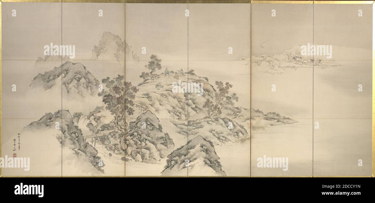 Kishi Gantai - Enjoying the Waterside Stock Photo - Alamy