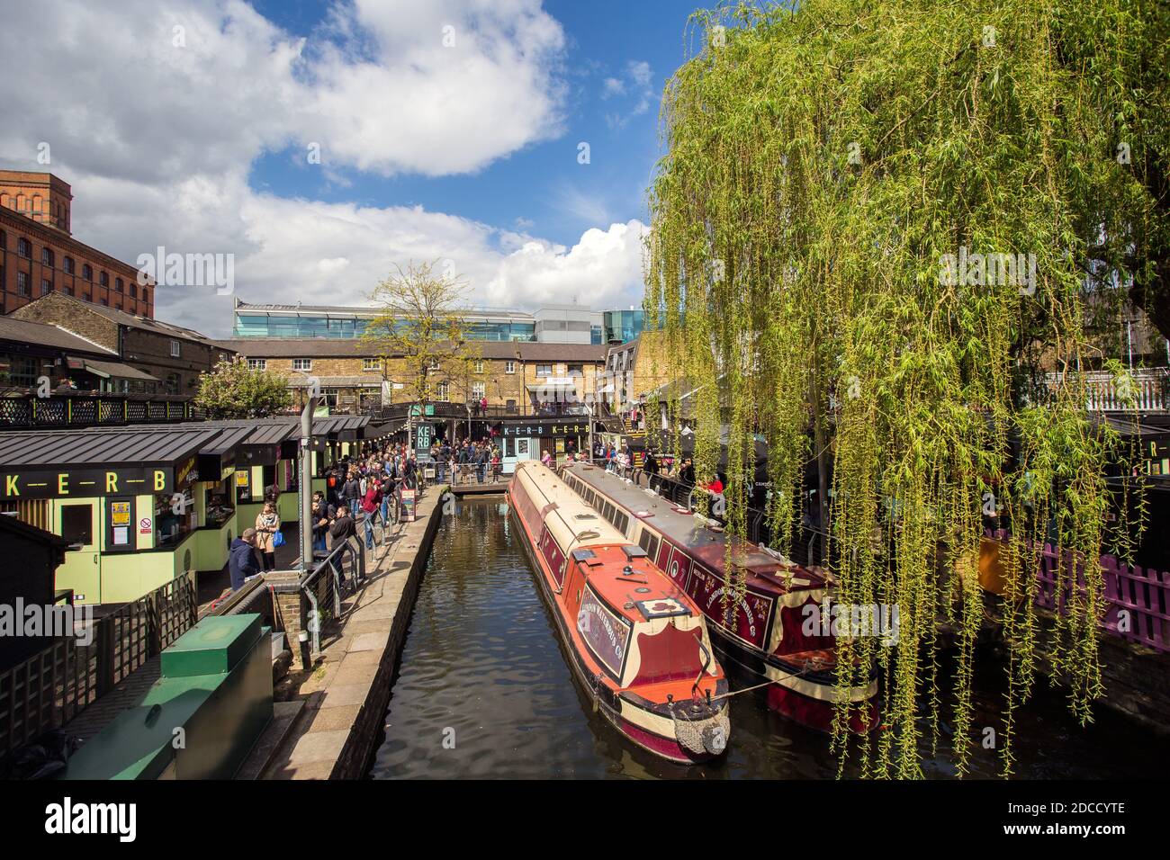 Great Britain / England /London / Regent Canal near Camden Market Stock ...