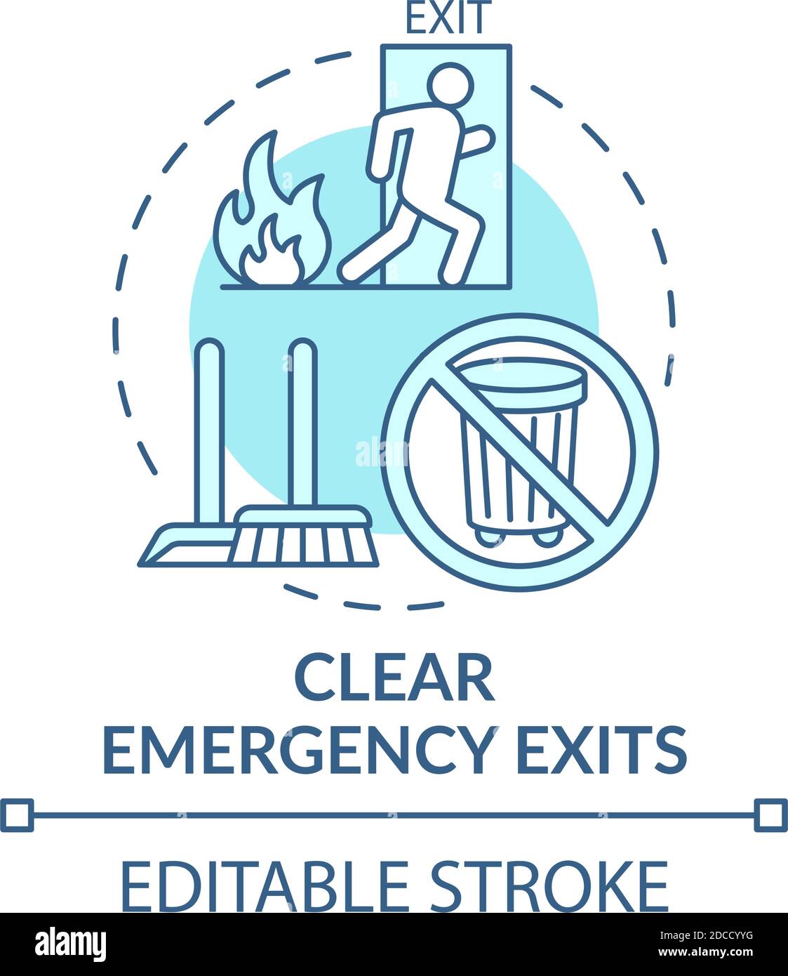 Warning keep clear danger Stock Vector Images - Alamy