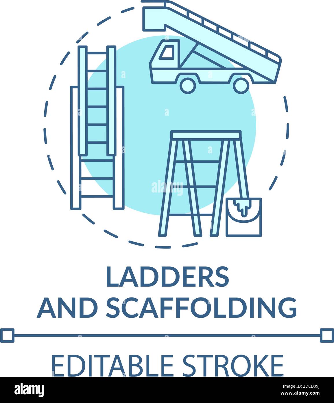 Scaffolding ladders Stock Vector Images - Alamy