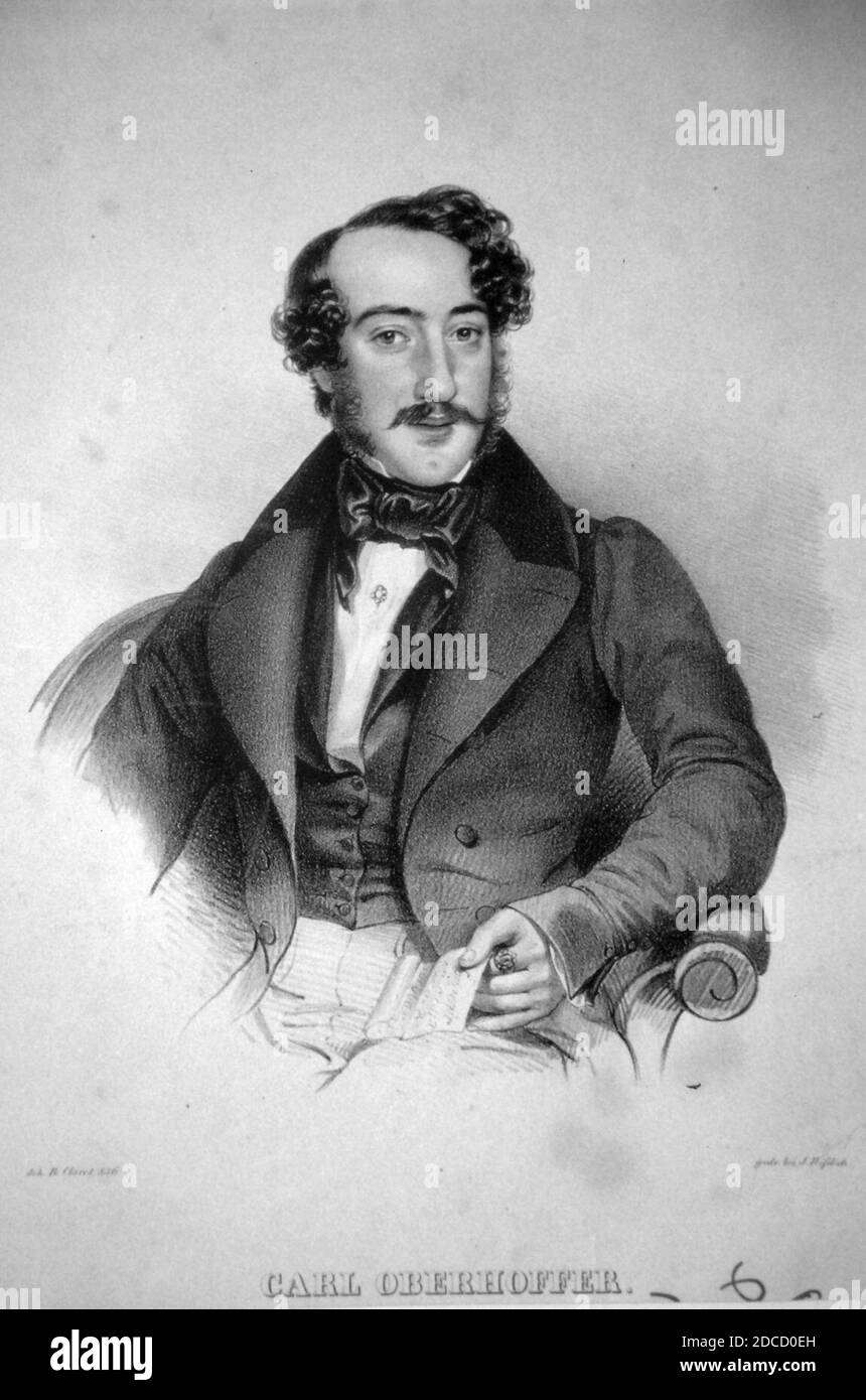 Karl Oberhofer 2 Litho Stock Photo - Alamy