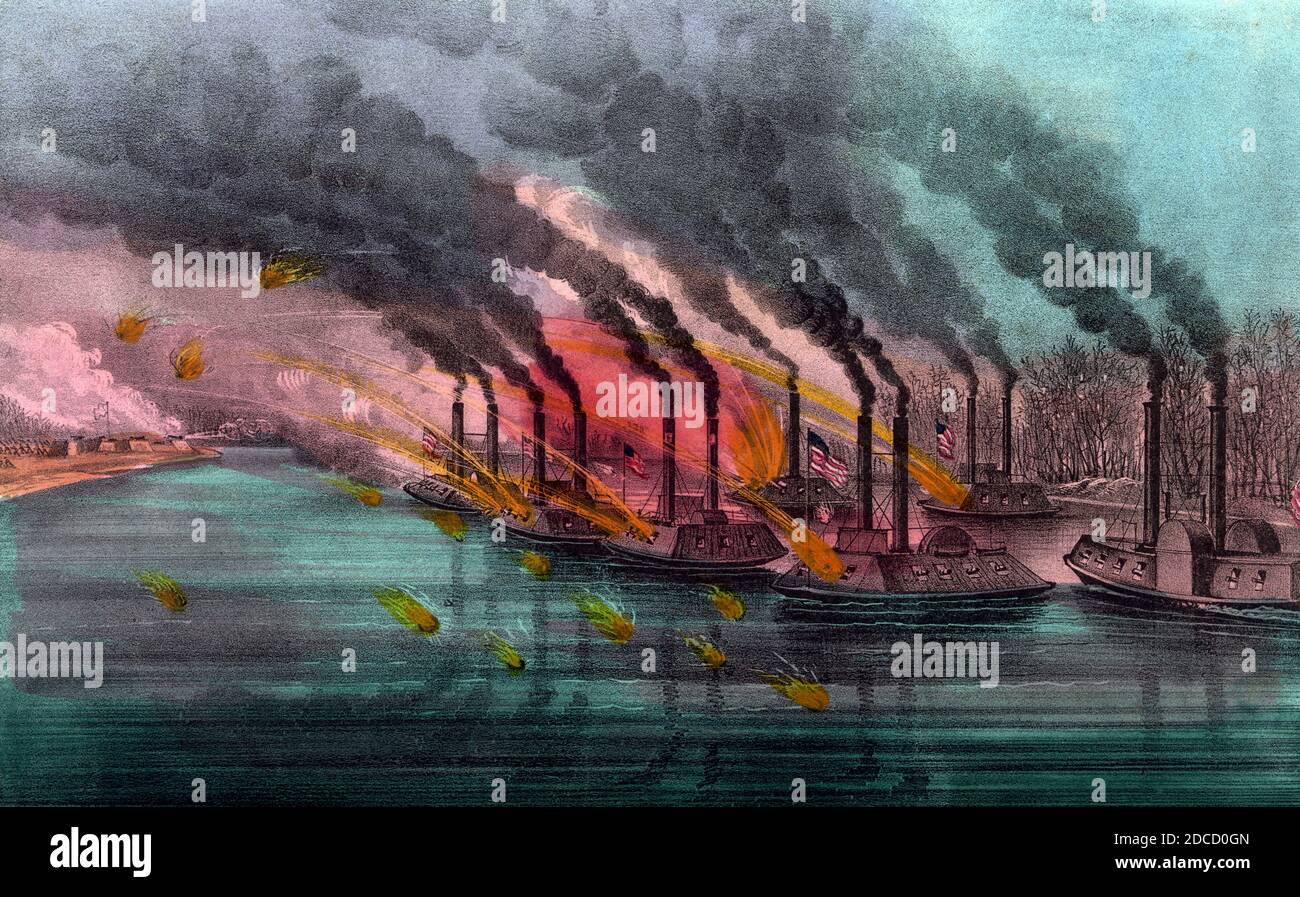 Battle of Fort Henry, 1862 Stock Photo - Alamy