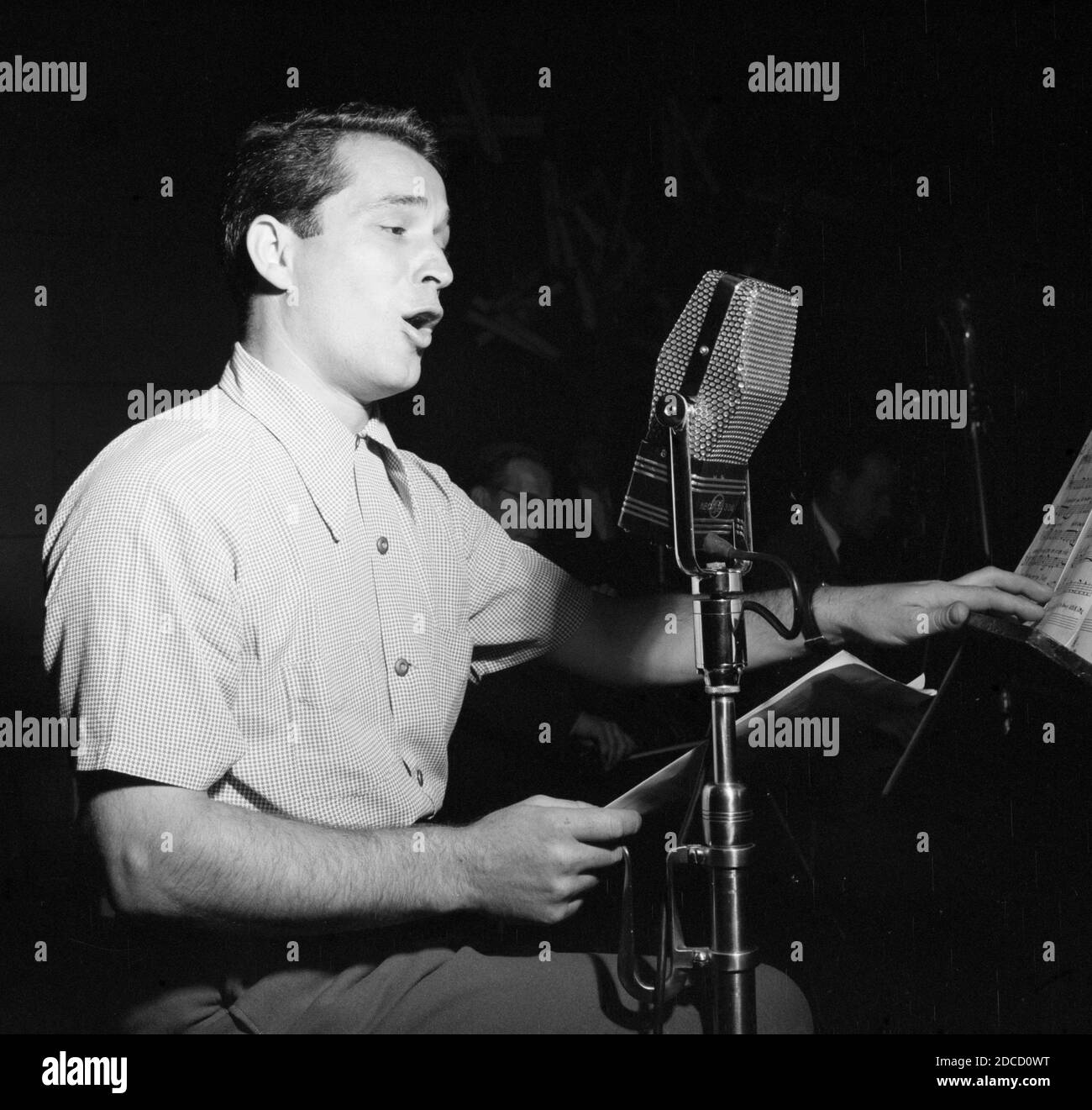 Perry Como, American Singer and Actor Stock Photo - Alamy