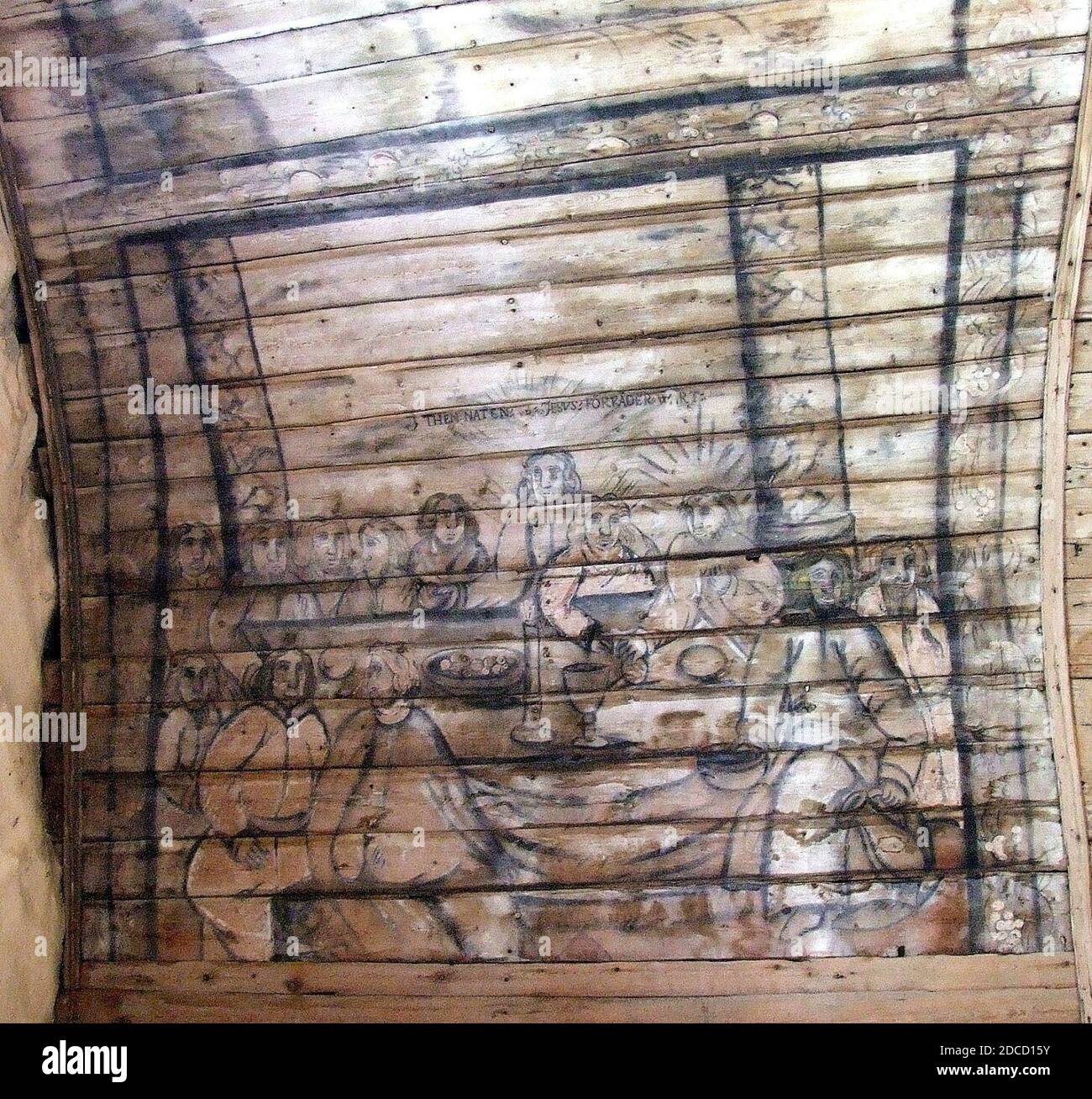 Keminmaa Old Church Painting Stock Photo - Alamy