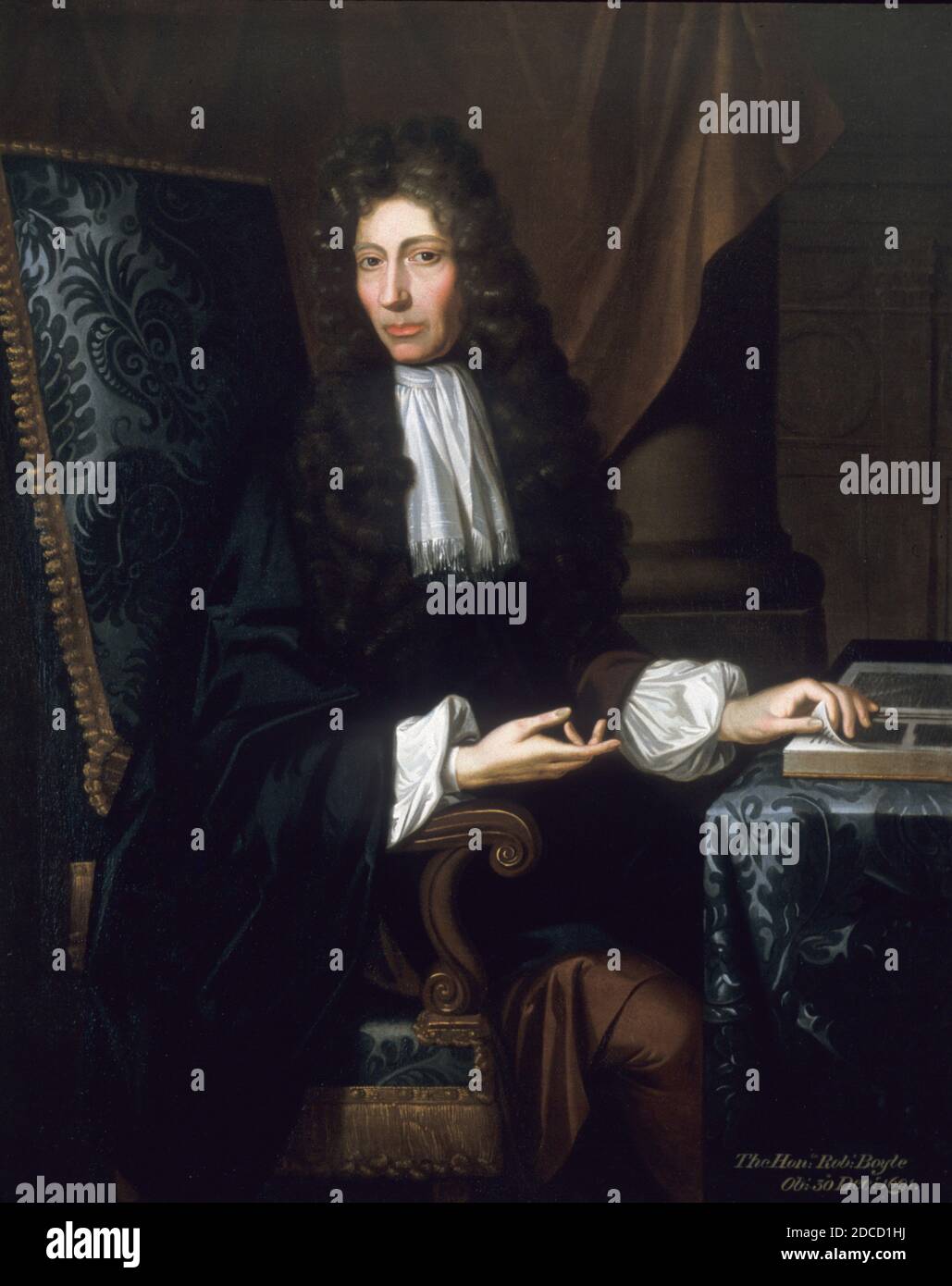 Robert Boyle, Irish Polymath Stock Photo - Alamy