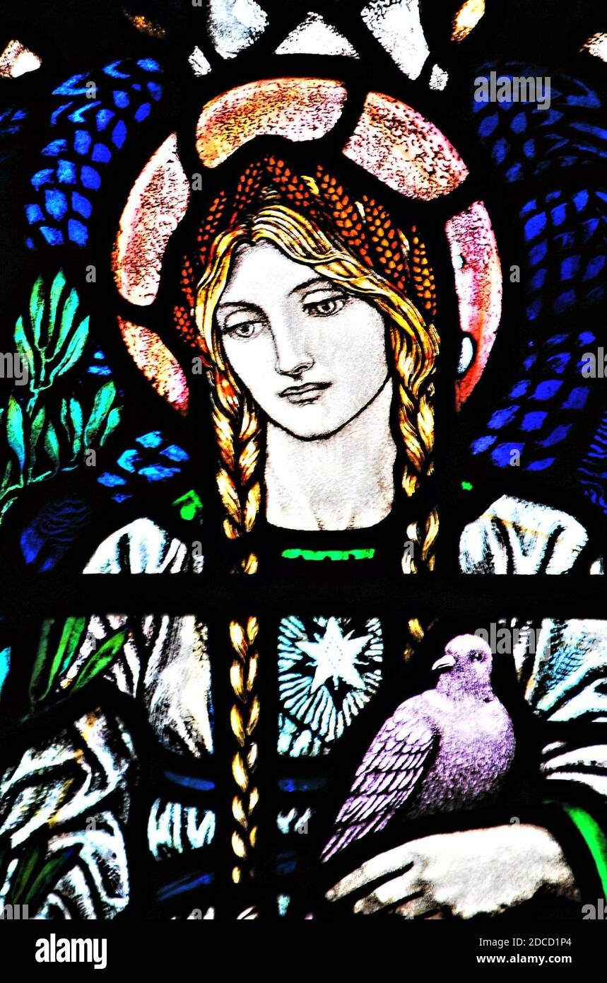 Karl Parsons Peace window 1922 Stock Photo - Alamy