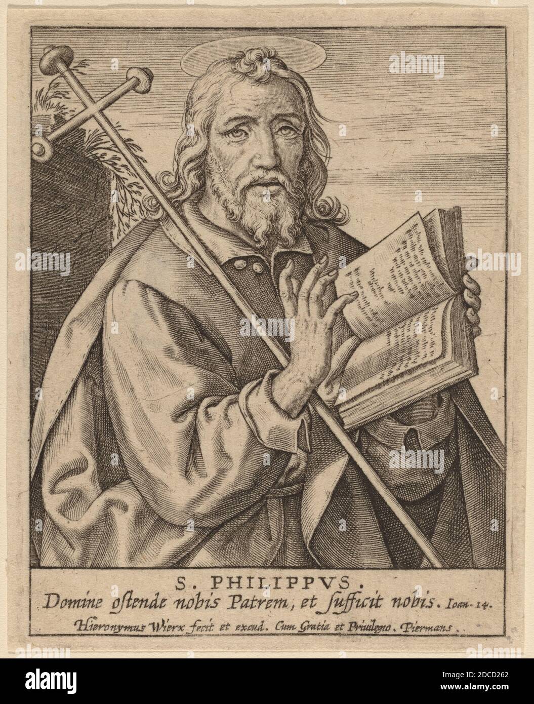 Hieronymus Wierix Artist Flemish C 1553 1619 S Philippus Series Of Christ The Virgin