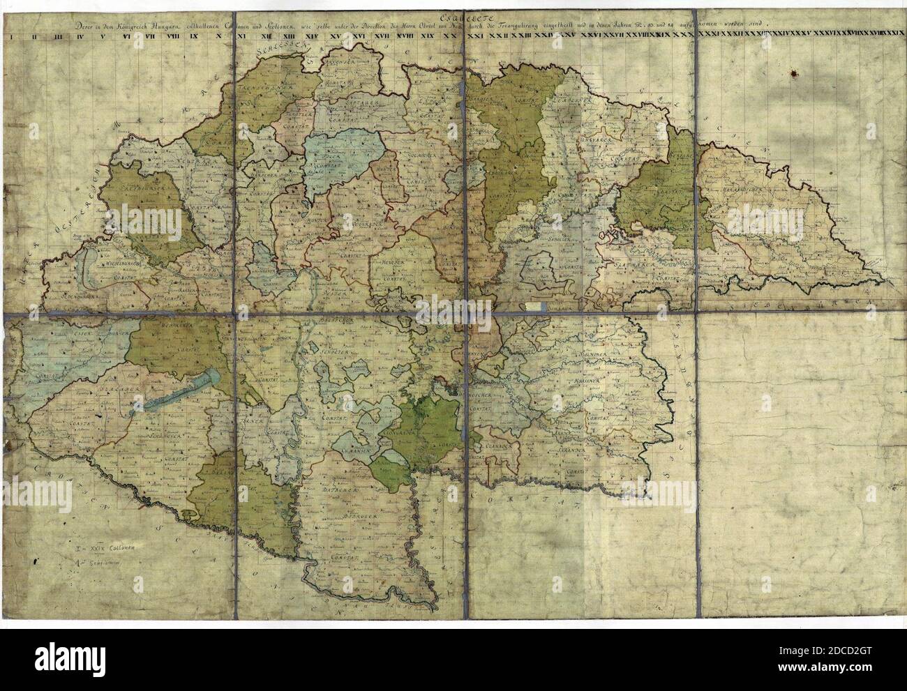 KingdomOfHungary Josephinische Landesaufnahme Original Map 1782-1785 ...