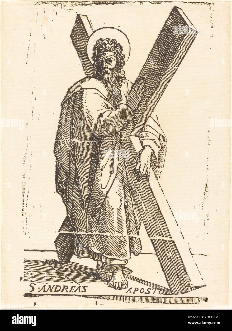 Jacques Stella, (artist), French, 1596 - 1657, Saint Andrew, Christ and ...