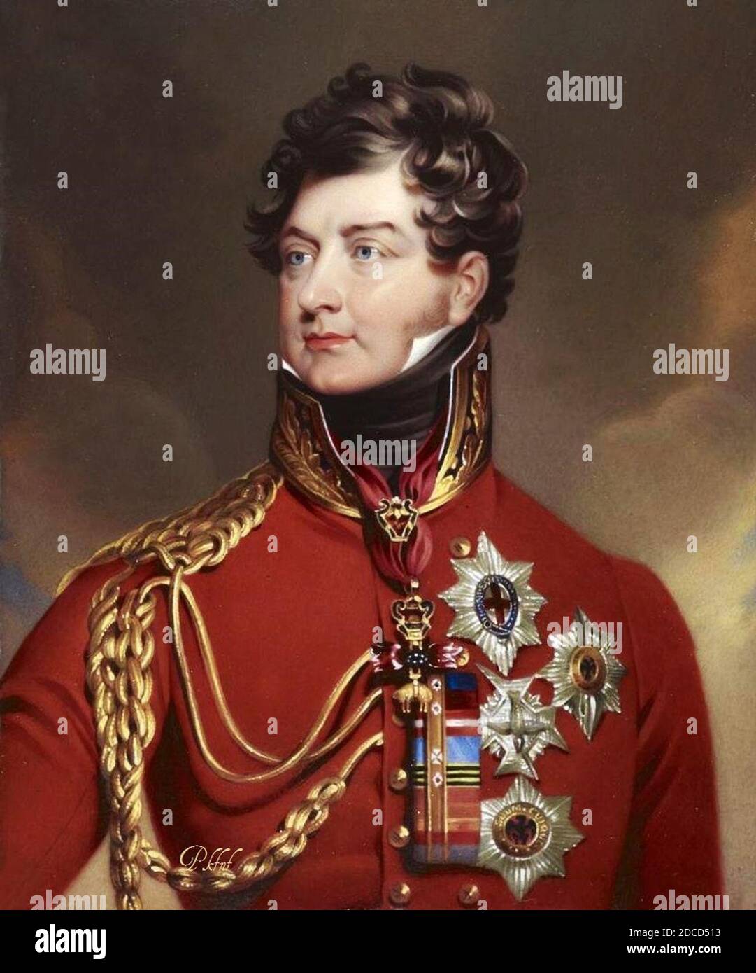 King George IV when Prince Regent (1762-1830), by Henry Bone Stock ...