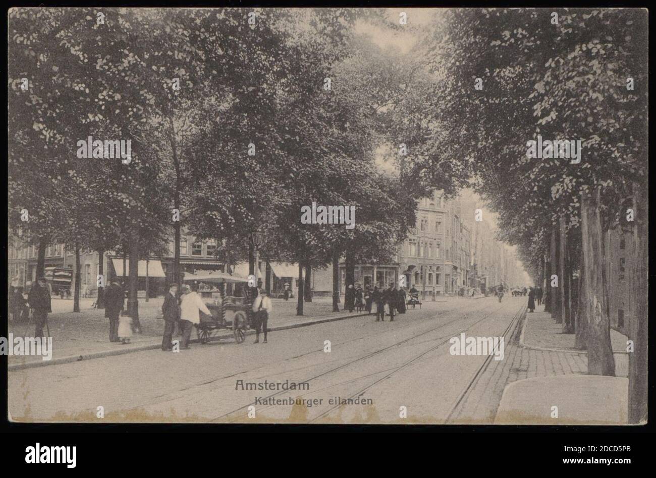 Kattenburg met het Kattenburgerplein, richting Oostenburg en Wittenburg ...