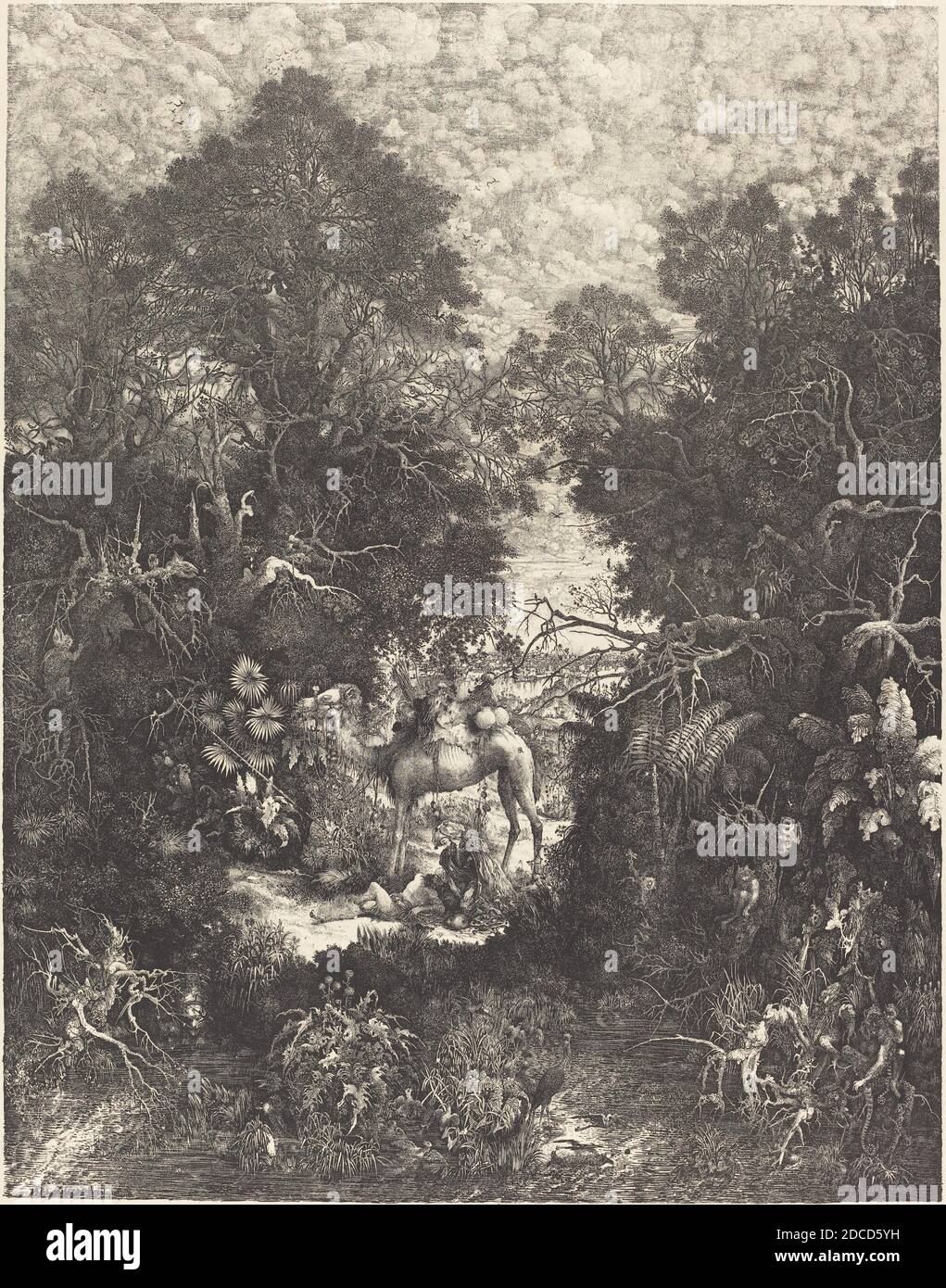 Rodolphe Bresdin, (artist), French, 1822 - 1885, The Good Samaritan ...