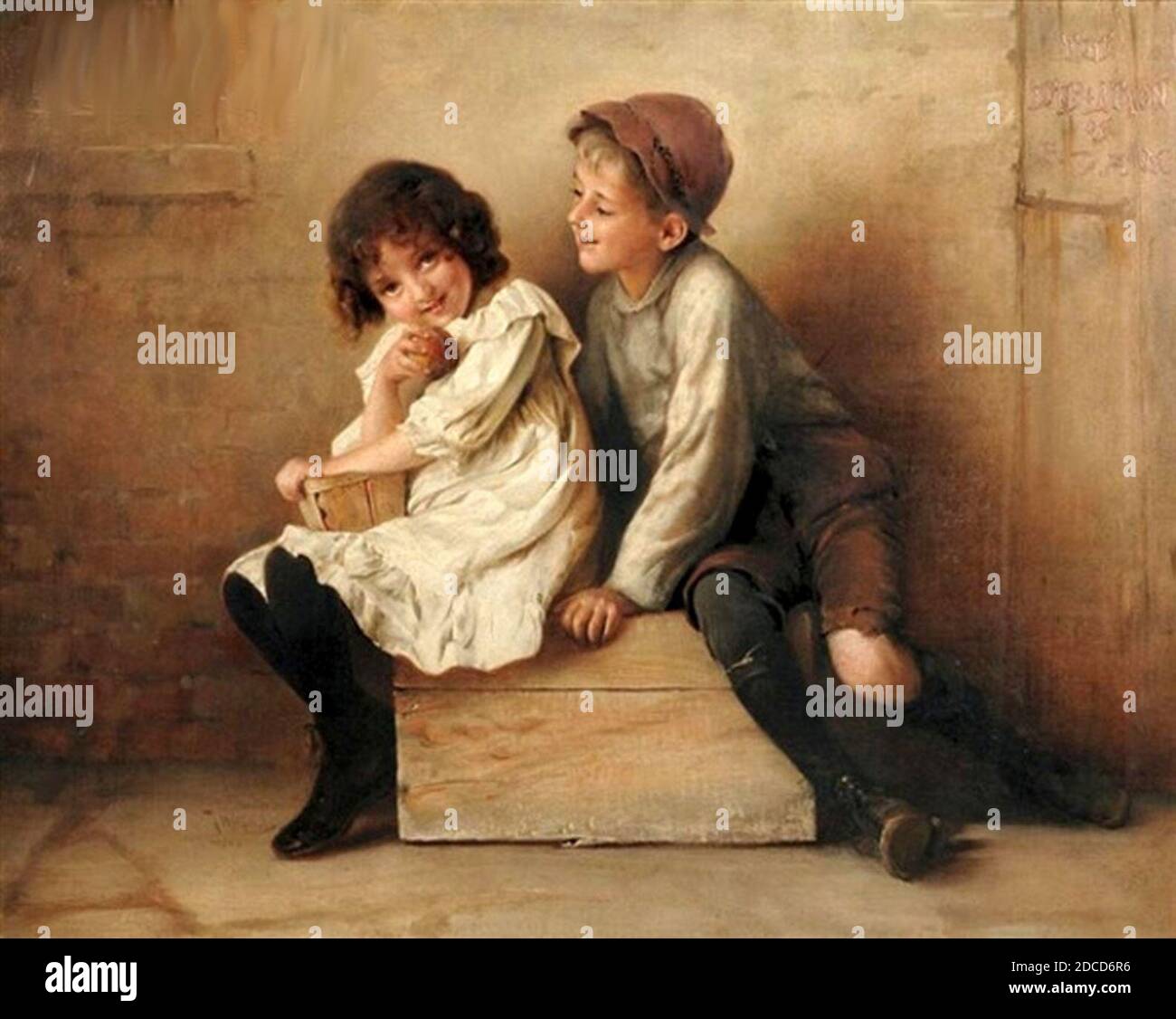 Karl Witkowski - The Temptation of Adam 1905 Stock Photo - Alamy