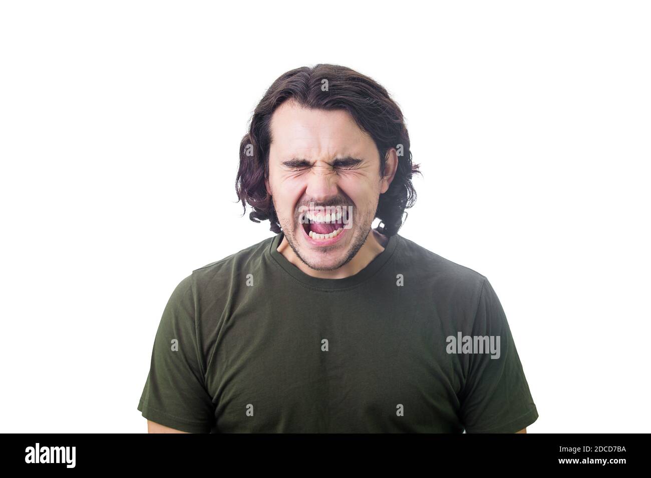 Yelling Facial Expressions