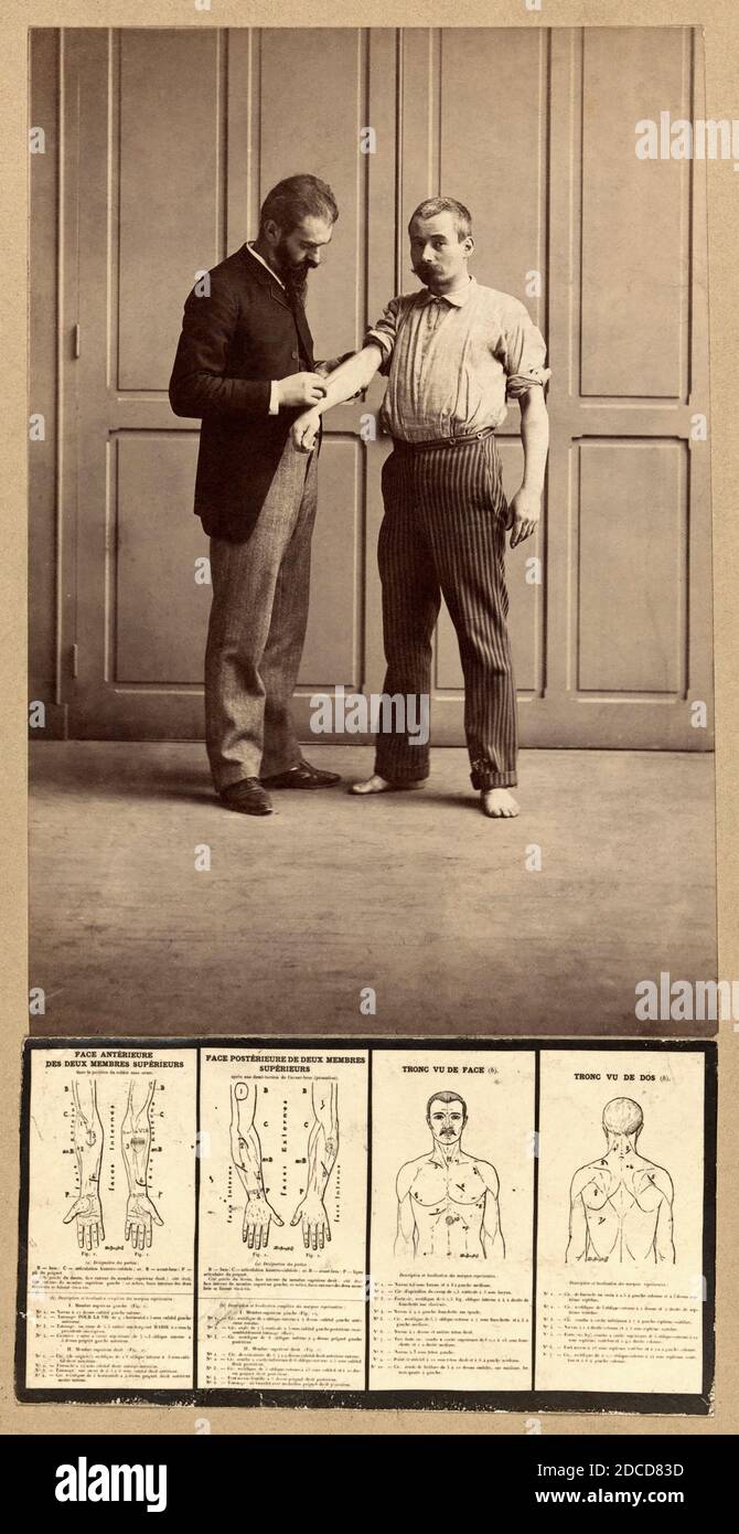 Alphonse Bertillon Measuring Prisoner, 1893 Stock Photo - Alamy