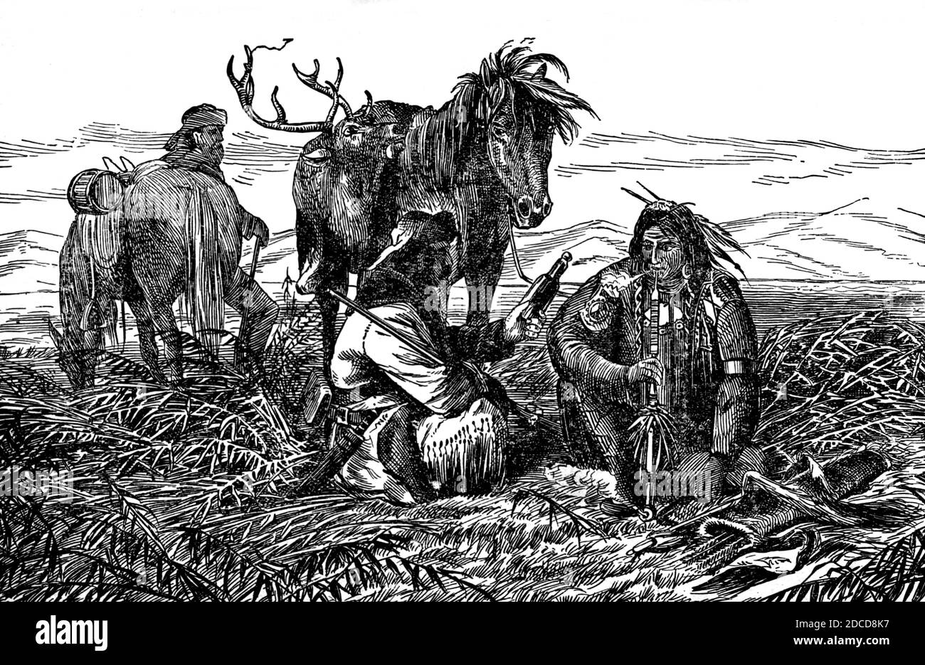 Simon Girty, American Renegade Stock Photo - Alamy