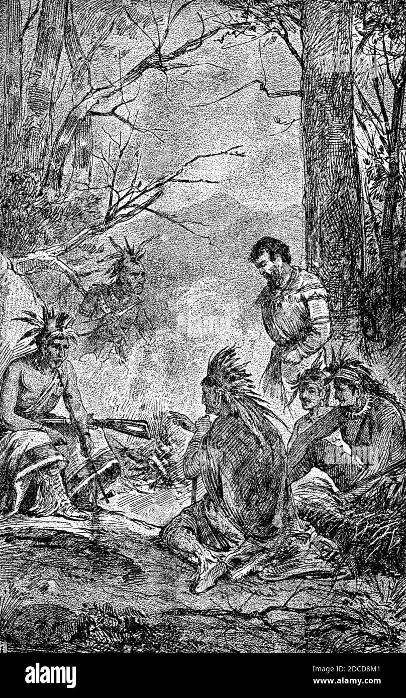 Colonel William Crawford Burned at Stake, 1781 Stock Photo - Alamy