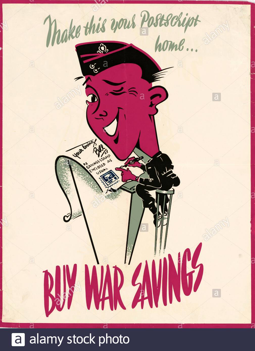 Vintage british post war poster hi-res stock photography and images - Alamy