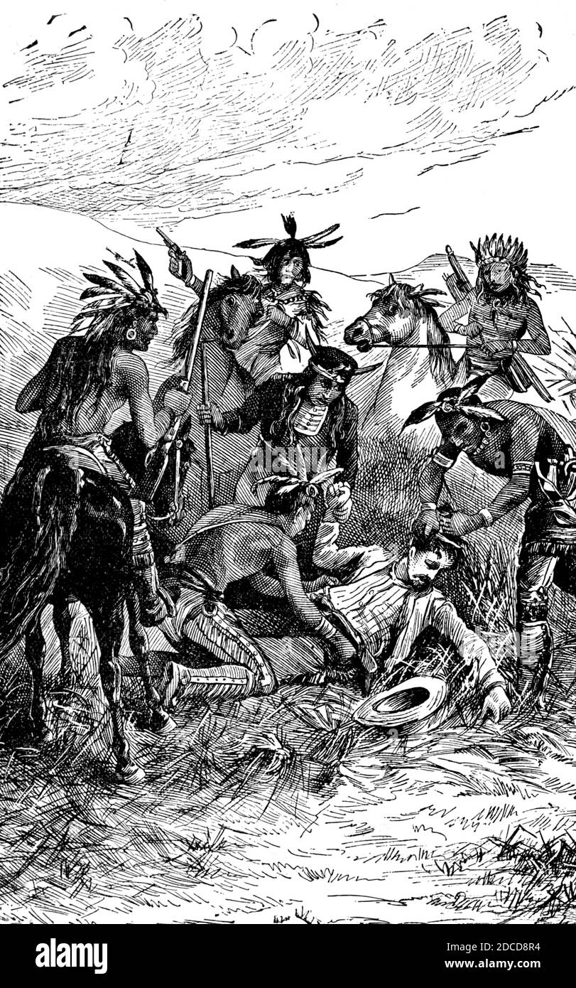 Scalping native american hi-res stock photography and images - Alamy