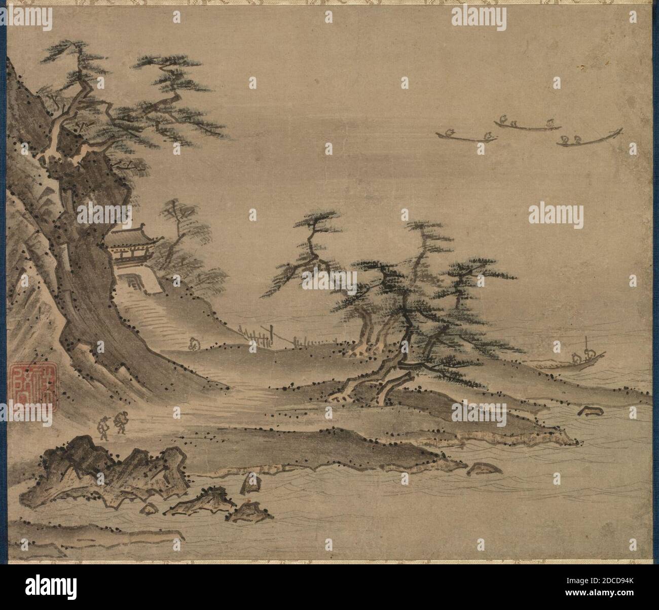 Kenkō Shōkei (Japanese, active 1478-1506) - View of Xiao Xiang Stock ...