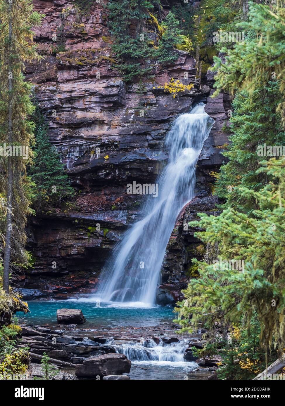 South Mineral Creek Falls, San Juan National Forest near Silverton ...