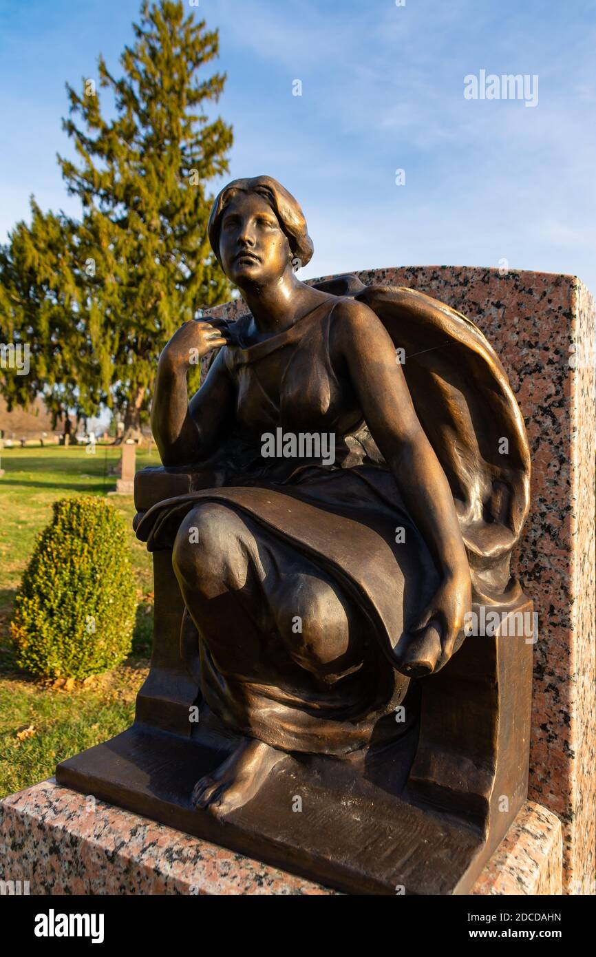 Elmwood, Illinois / United States - November 19th, 2020: Replica of the ...