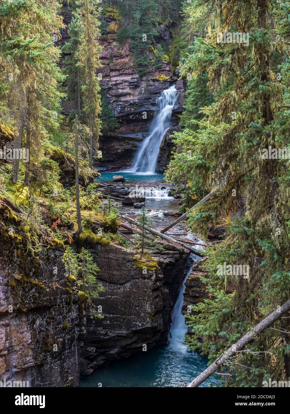 South Mineral Creek Falls, San Juan National Forest near Silverton ...