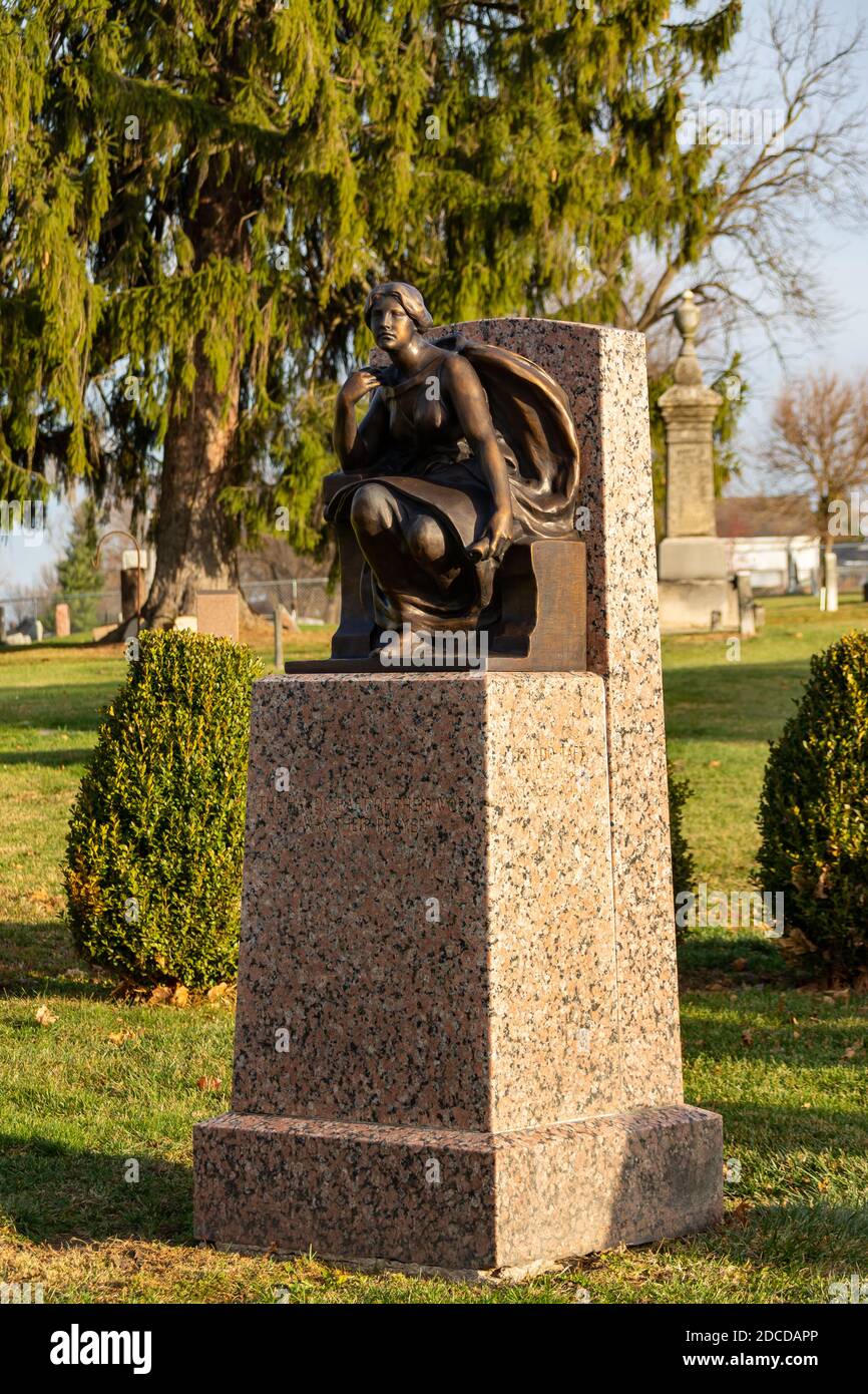 Elmwood, Illinois / United States - November 19th, 2020: Replica of the ...