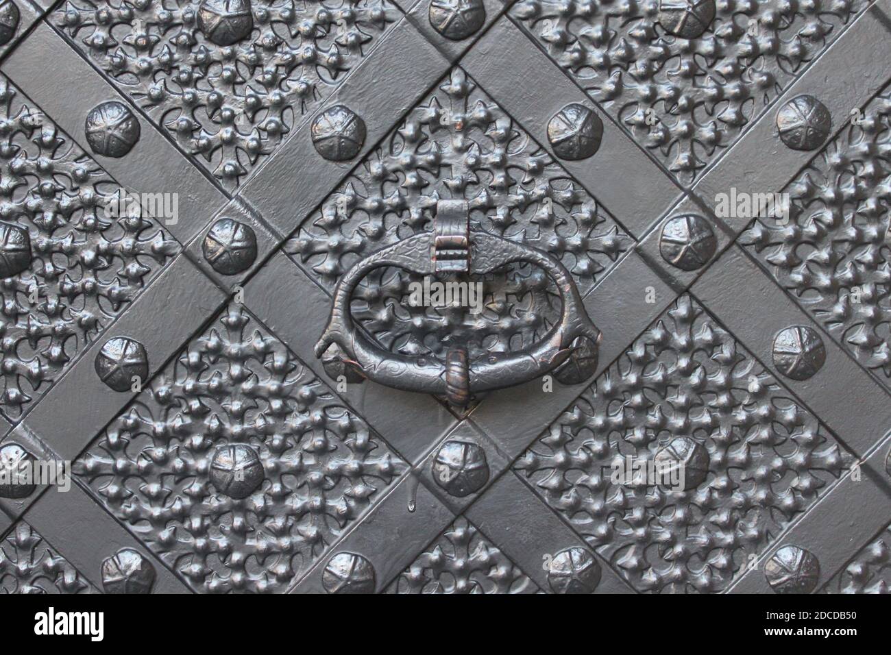 Old iron door Stock Photo - Alamy