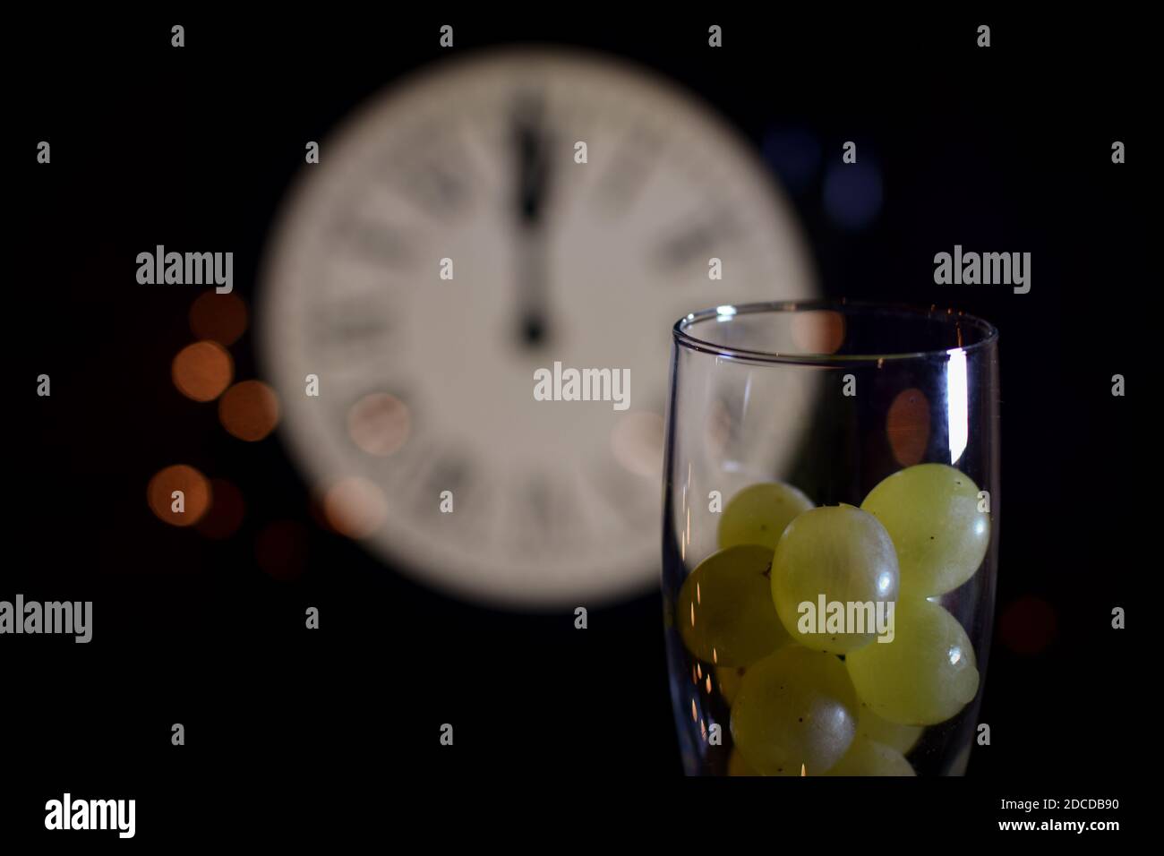 CELEBRATION OF THE NEW YEAR, TRADITION OF TWELVE GRAPES OF LUCK WITH ...