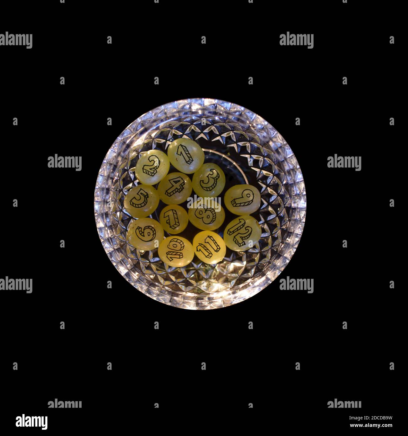 CELEBRATION OF THE NEW YEAR, TRADITION OF TWELVE GRAPES OF LUCK WITH ...