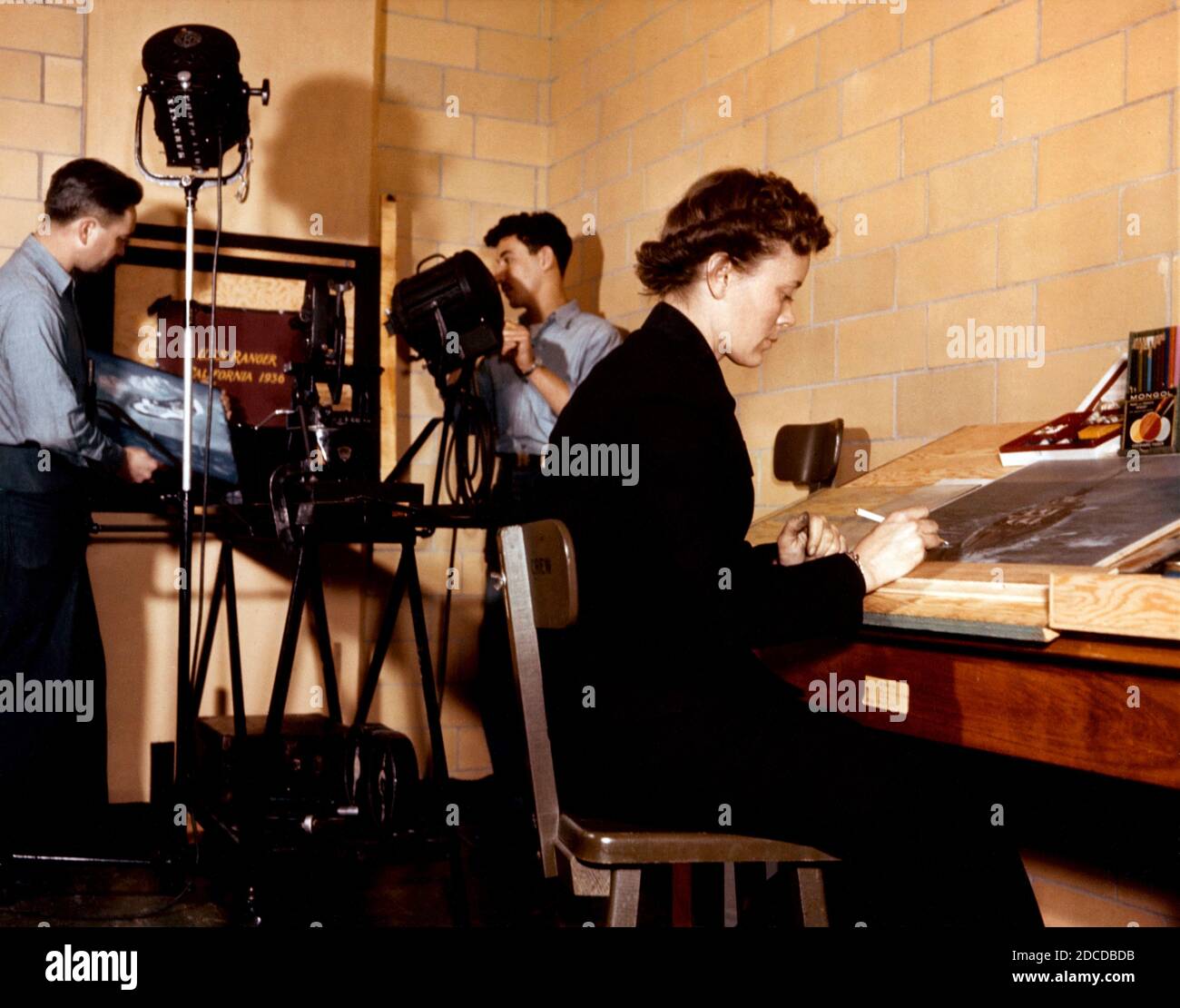 WWII, Naval Photographic Laboratory, 1940s Stock Photo - Alamy