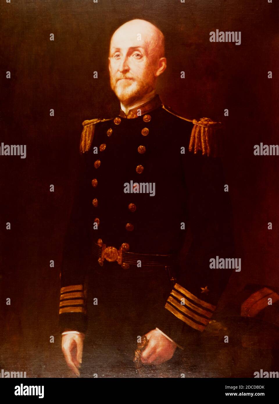 Alfred Thayer Mahan, USN Officer and Histrorian Stock Photo - Alamy