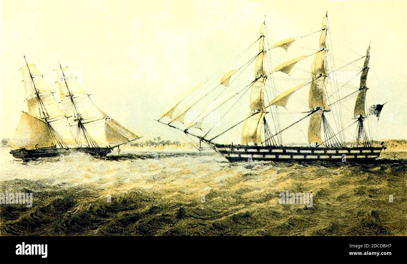 19th century brig hi-res stock photography and images - Alamy