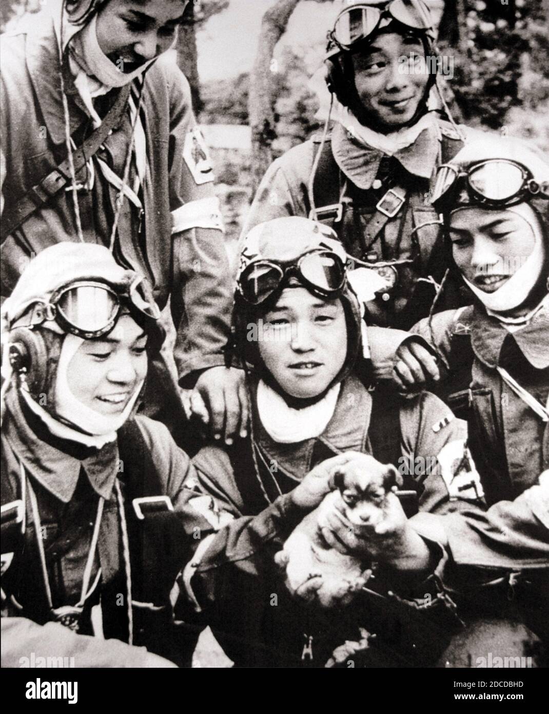 WWII, 72nd Shinbu Squadron, Kamikaze Pilots, 1945 Stock Photo - Alamy