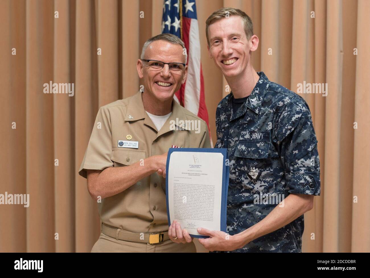 Kenneth Collins and Adam Whitman Stock Photo - Alamy