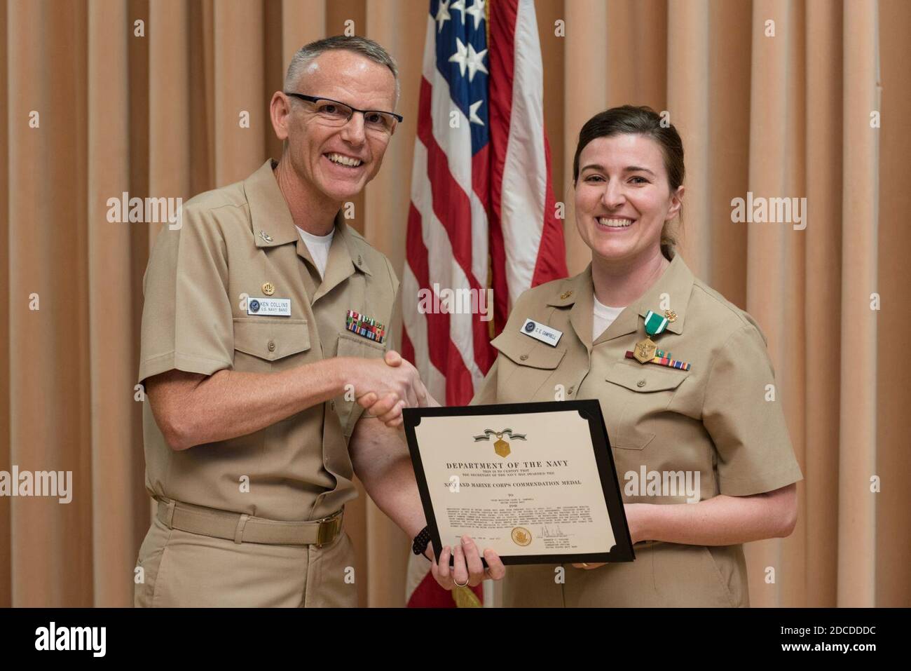 Kenneth Collins and Casey Campbell Stock Photo - Alamy