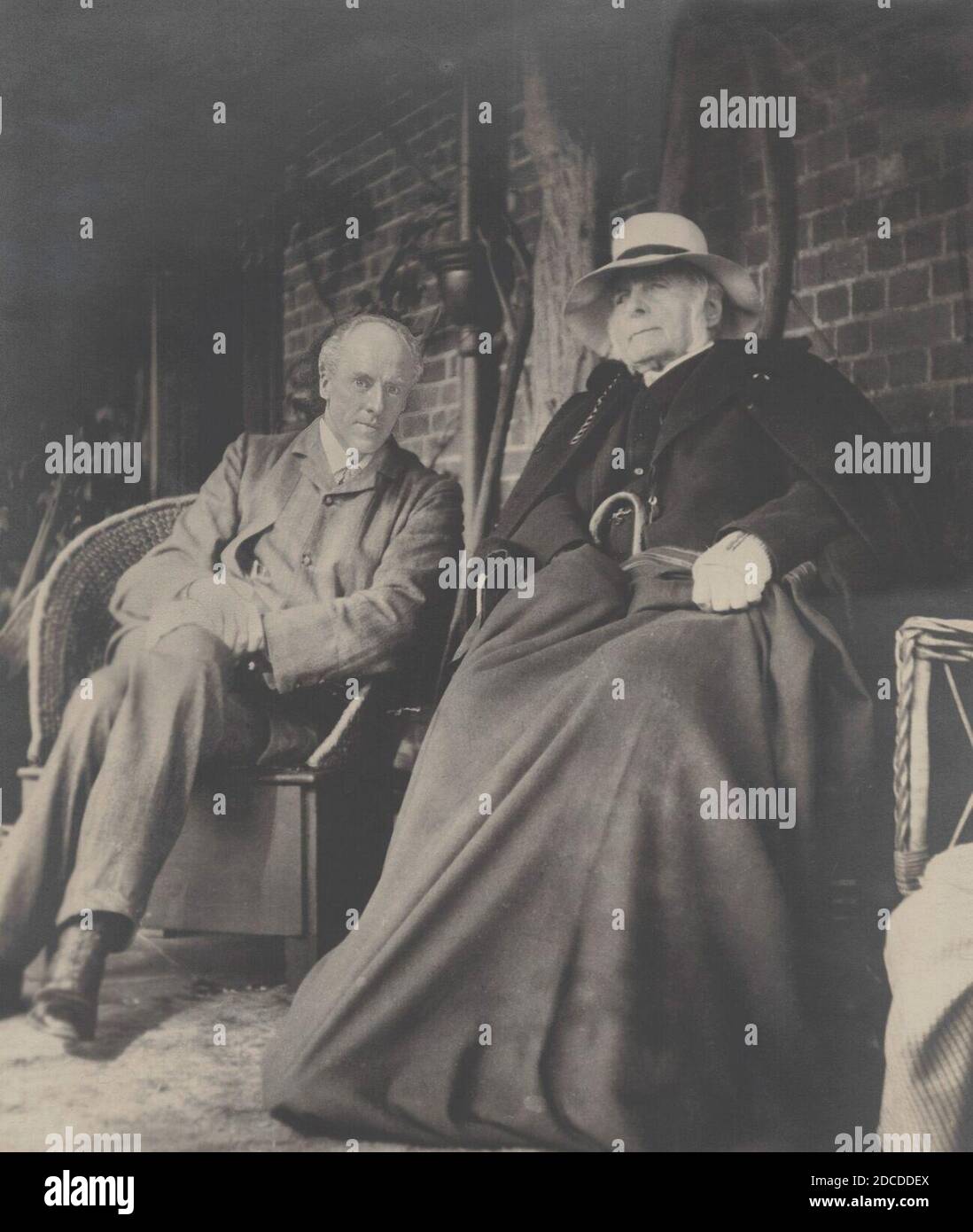 Karl Pearson; Sir Francis Galton Stock Photo - Alamy