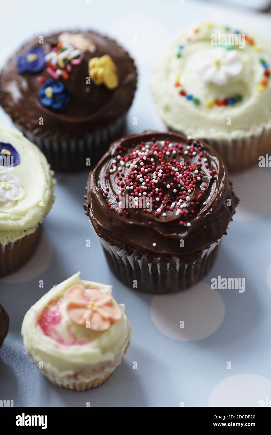 GREAT BRITAIN / England / London /Cupcake decorating class Stock Photo ...