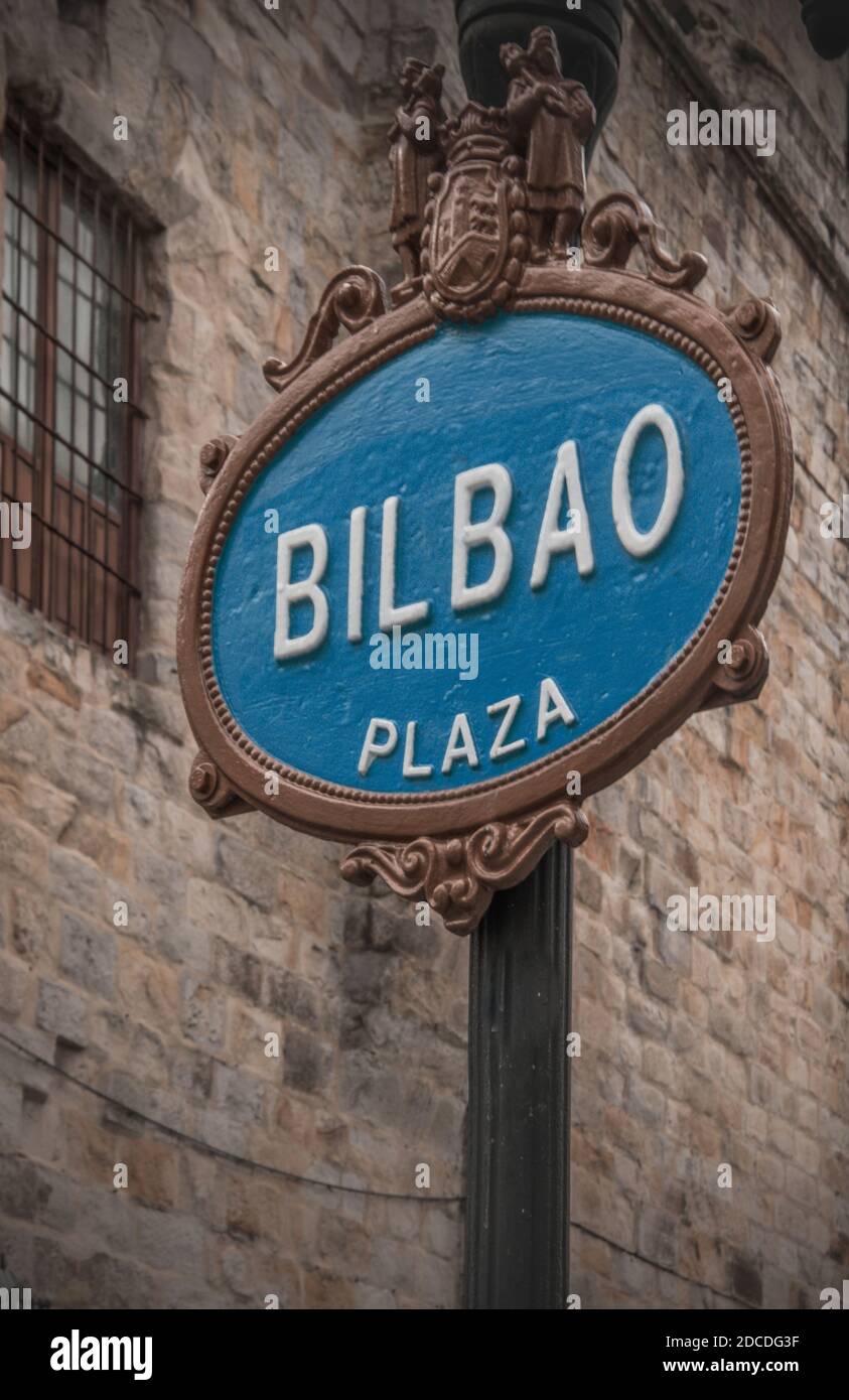 Bilbao Basque Country Spain Sign High Resolution Stock Photography and ...