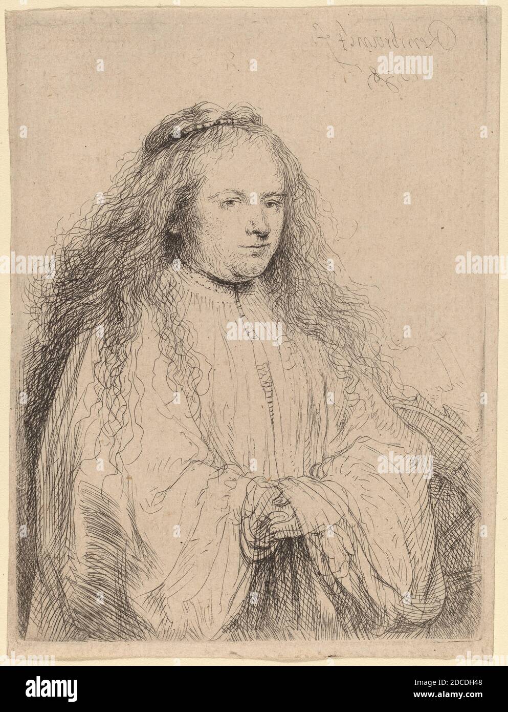 Rembrandt van Rijn, (artist), Dutch, 1606 - 1669, The Little Jewish ...
