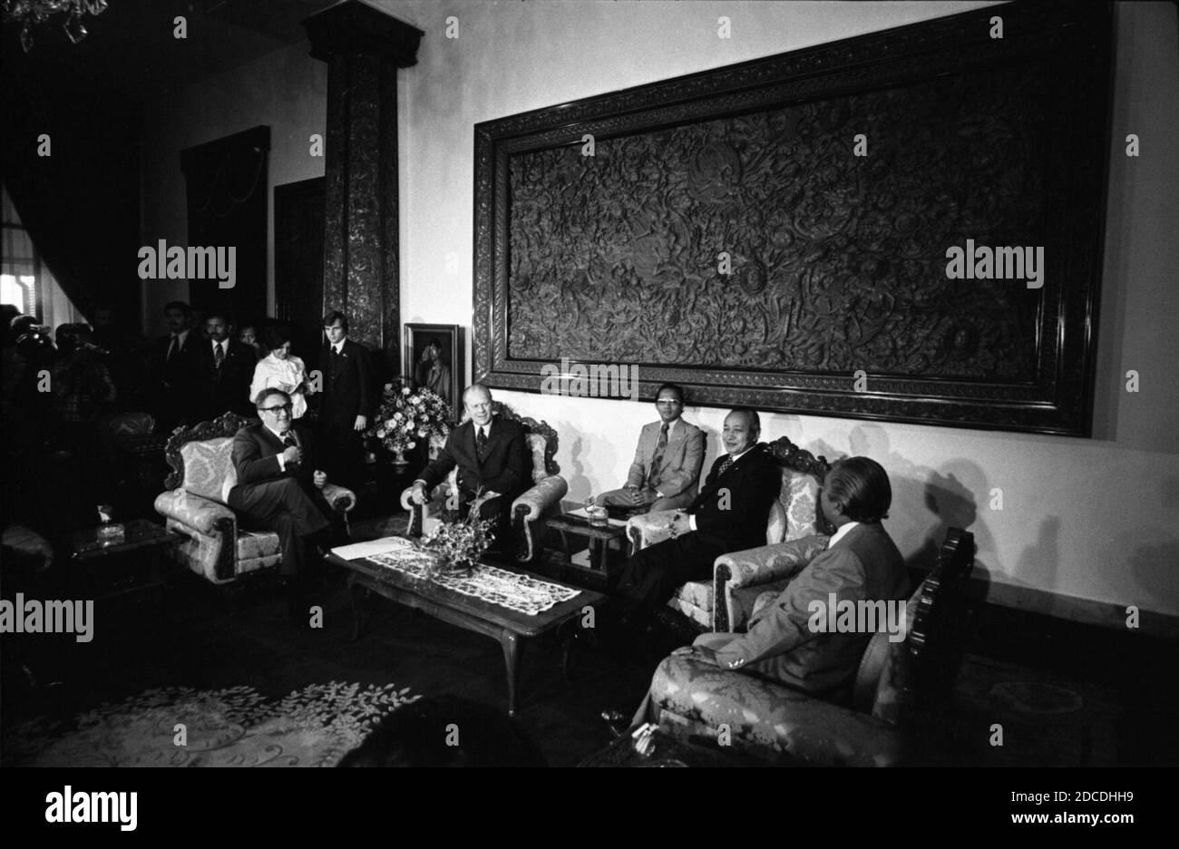 Kissinger, Ford, Suharto and Malik Stock Photo - Alamy