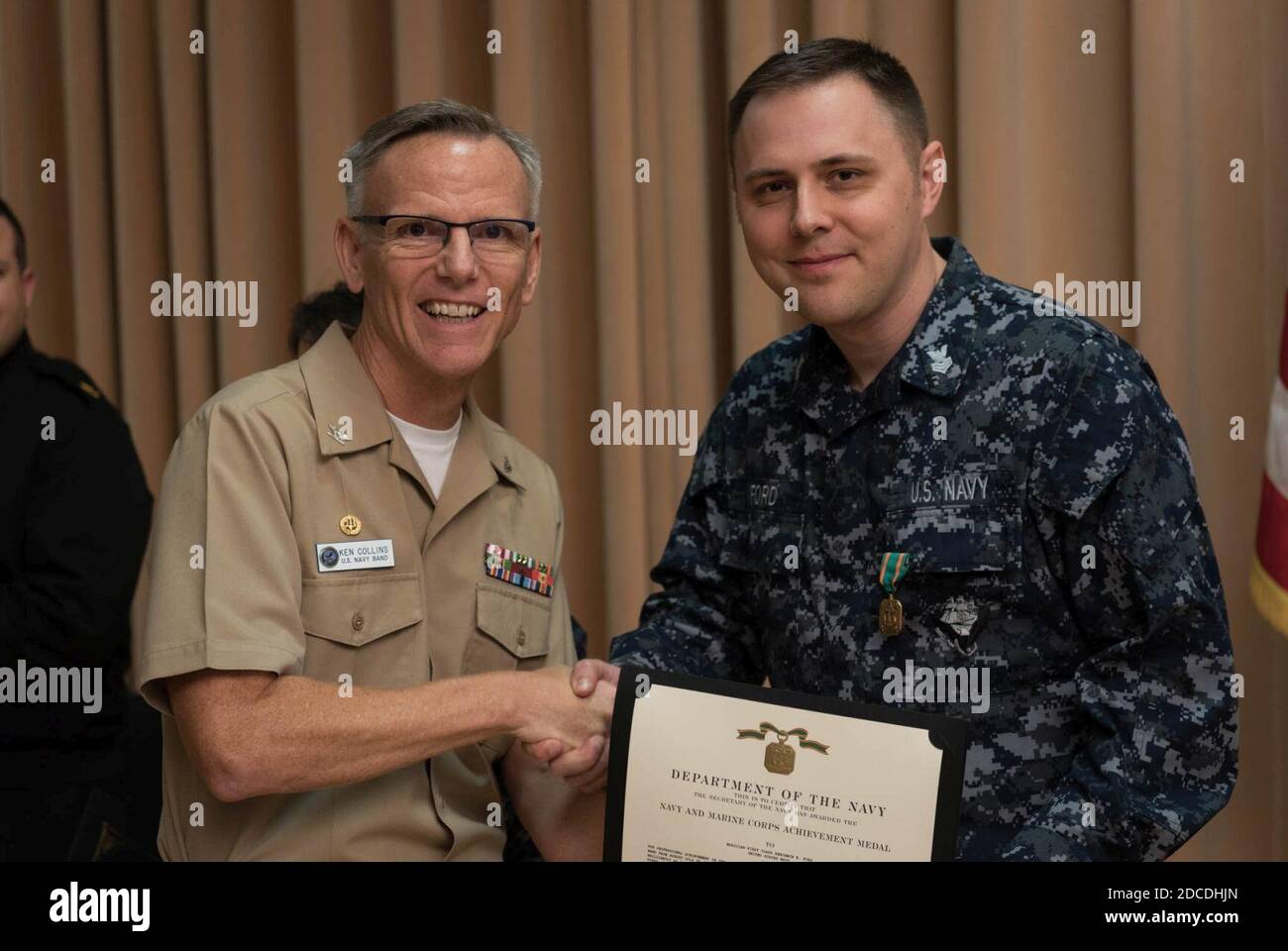 Ken Collins and Ben Ford Stock Photo - Alamy