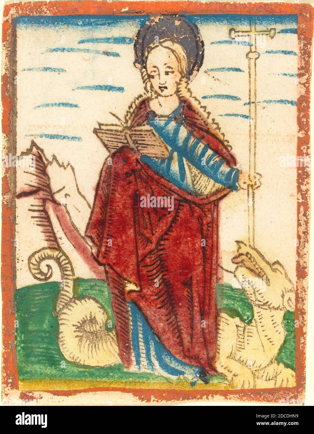 German 15th Century, (artist), Saint Margaret, Six Saints from a Series ...