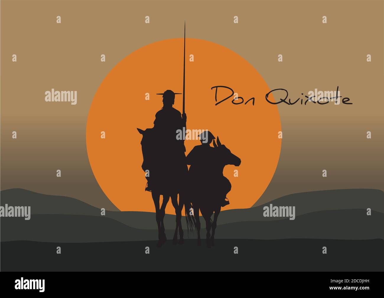 Don quixote quijote Stock Vector Images - Alamy