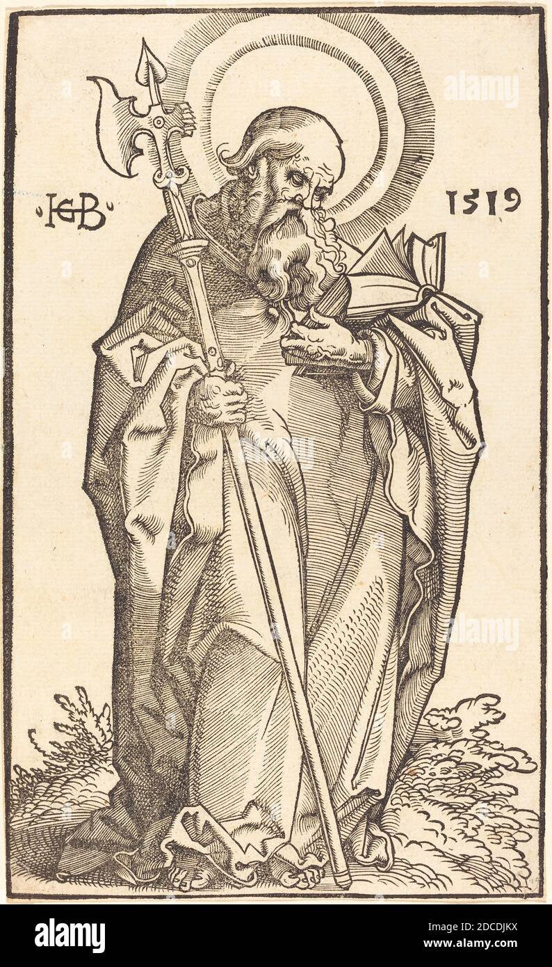 Hans Baldung Grien, (artist), German, 1484/1485 - 1545, Saint Matthew ...